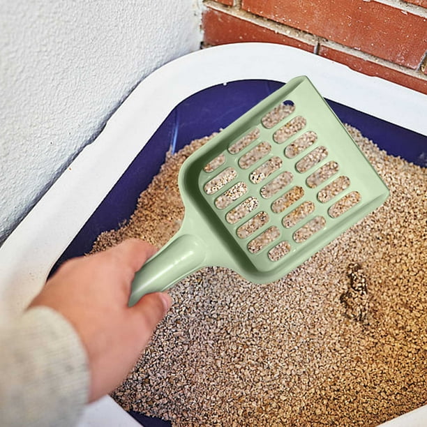 Pala multifuncional para arena de gatos con orificios de tamizado y ...