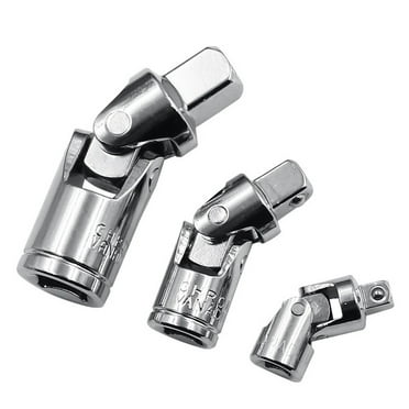 3/8" 1/2" 1/4" 360°Drive Universal Joint Swivel Wobble Socket Impact ...