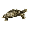 Miniature Turtle Figurine Tortoise, Metal Fairy Garden Collectible ...