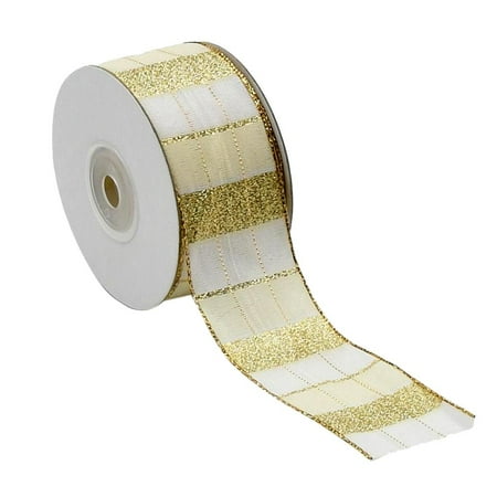 10 Yards 1.5" Wired Ribbon Woven Ribbon,Wedding, Floral, Invitation ...