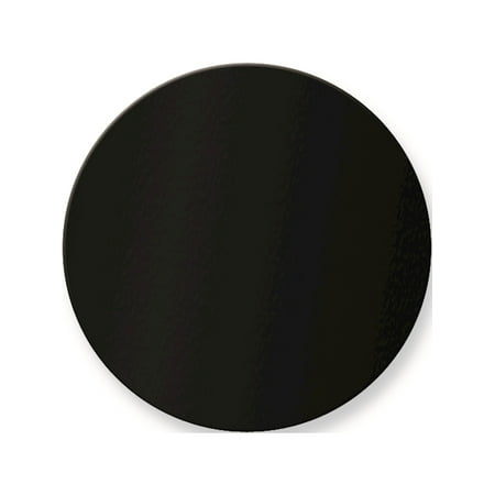 1 3/4 x 1 3/4 Round Black Anodized Aluminum Plates-Sets of 6 (1.75x1 ...