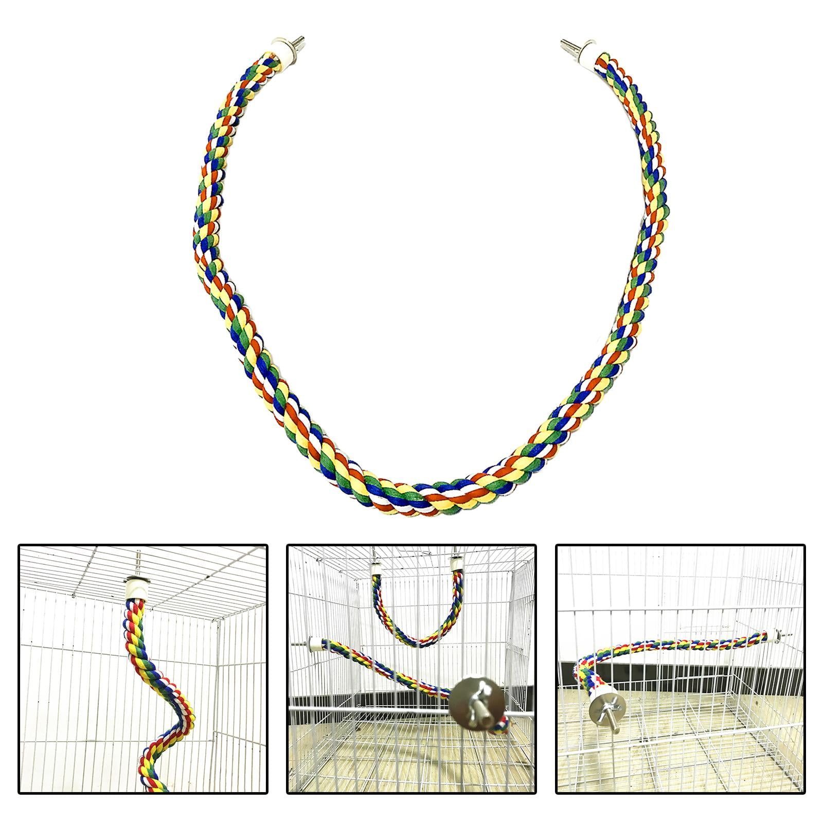 Braided Rotate Cotton Rope, Bird Pet Supplies, Climbing Swing Rope ...