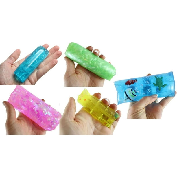 5 Different Water Trick Snakes - Filled with Glitter, Confetti, Sea ...