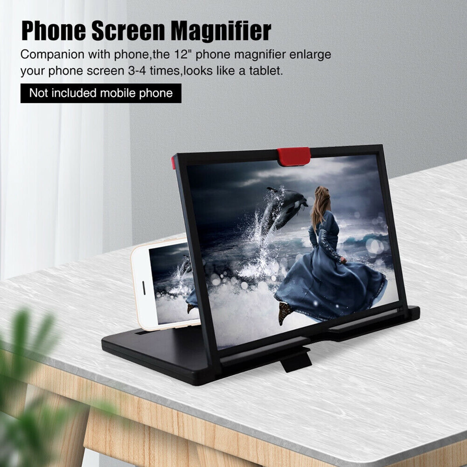 GENEMA 10/12 Inch 3D Mobile Phone Screen Projection Amplifier ...