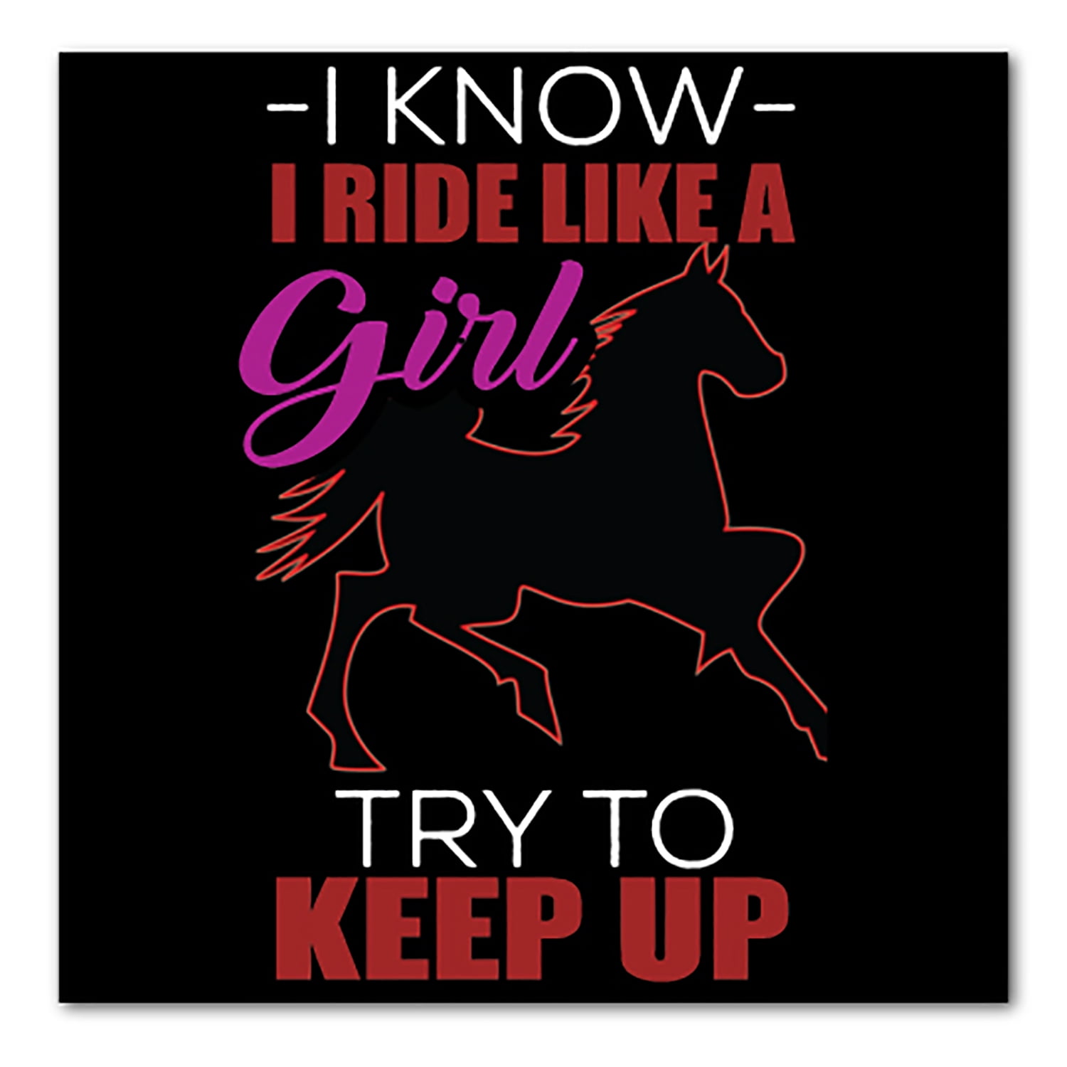 DistinctInk Custom Bumper Sticker - 4" x 4" Decorative Decal - Black ...