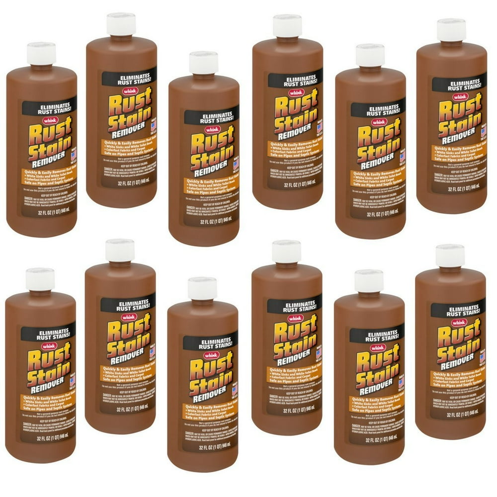 Whink Rust Stain Remover 32 Ounce (Pack of 12) - Walmart.com - Walmart.com