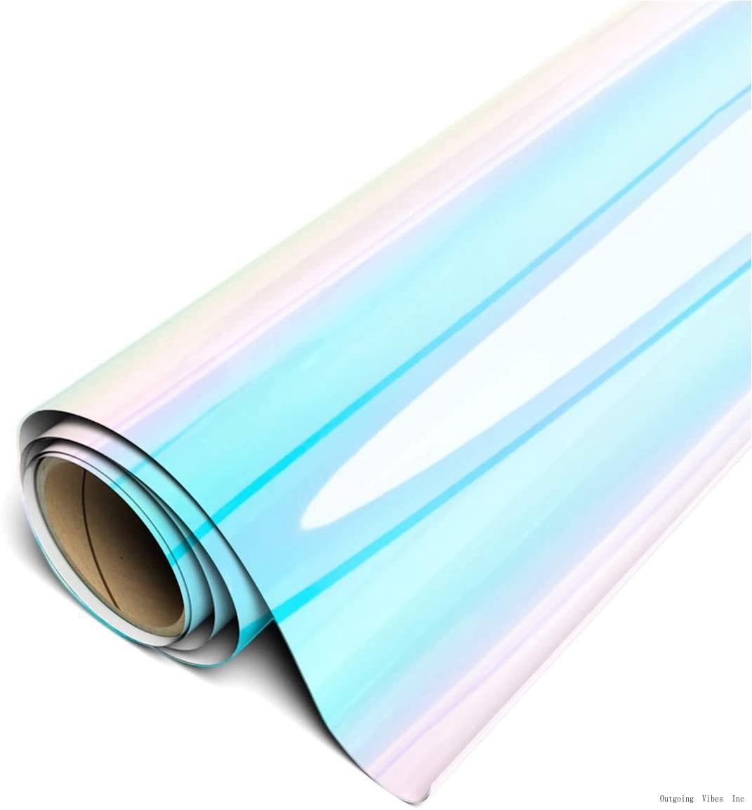 holographic htv 20"x5ft - iron on heat transfer vinyl (mystic pearl ...