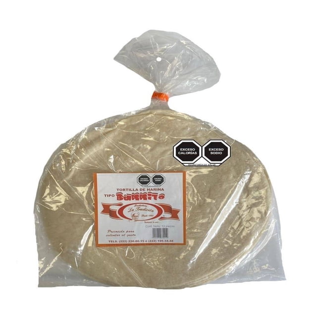 Tortillas de harina La Tradición burrito 12 piezas | Walmart en línea