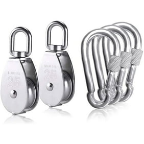 M5 Stainless Steel Quick Oval Screwlock Link Lock Hook Carabiner 2pcs ...