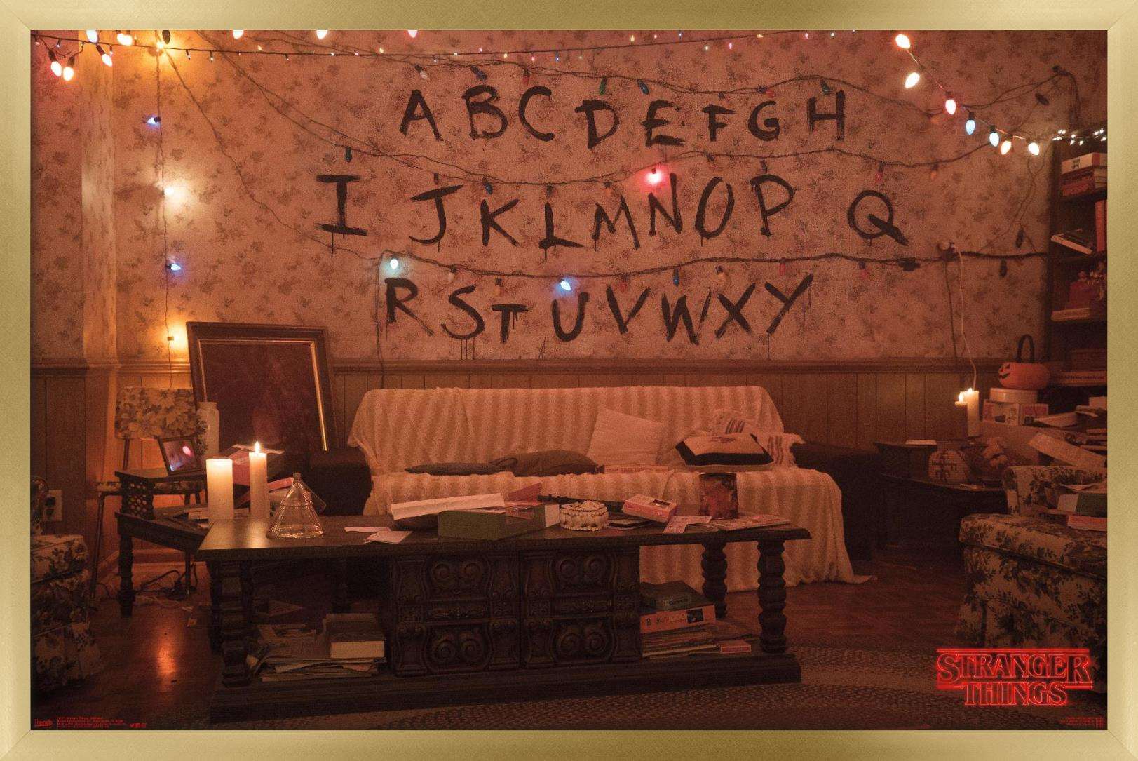 Netflix Stranger Things - Alphabet Wall Poster, 14.725" x 22.375 ...