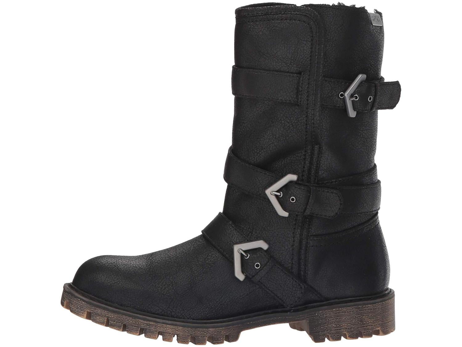 Roxy Women's Rebel Multi Strap Boot Fashion, Black, Size 8.0 - Walmart.com