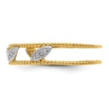 Diamond Sterling Silver Gold-Plated Jacket Ring - Walmart.com