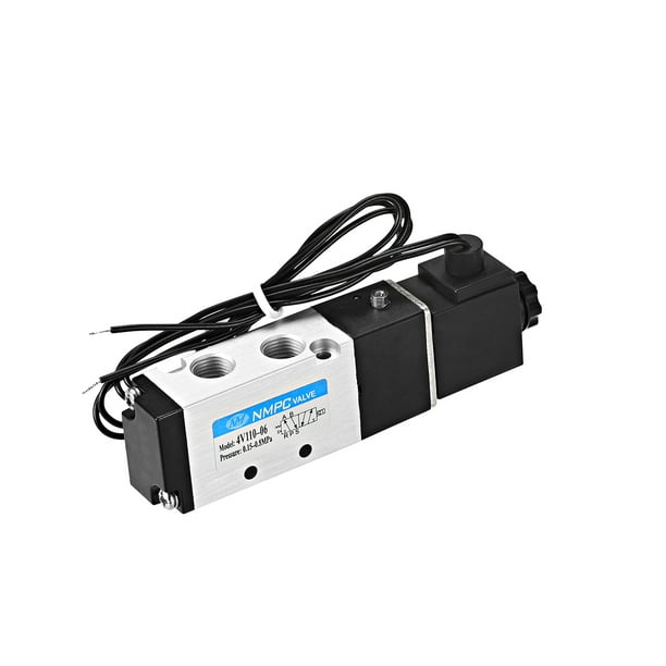 4V110-06 Air Electrical Solenoid Valve DC 24V 5 Way 2 Position 1/8" PT Thread - Walmart.ca