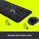 Logitech Advanced Combo Wireless Keyboard and Mouse, Black - Walmart.com