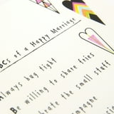 Hallmark Studio Ink Wedding Greeting Card (Colorful Hearts) - Walmart.com