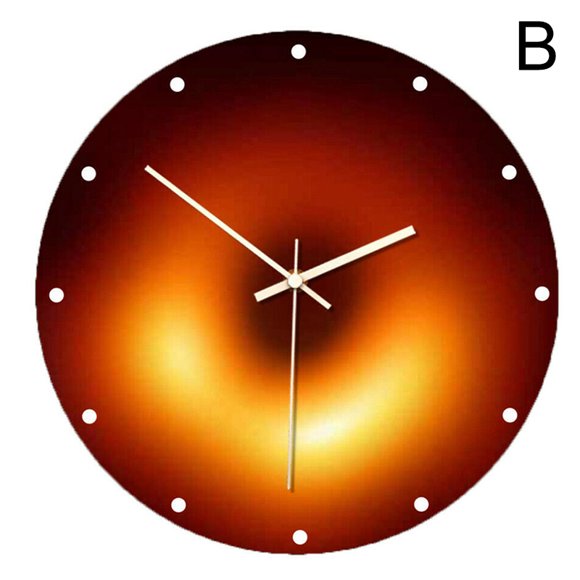 Glow Dark Clock