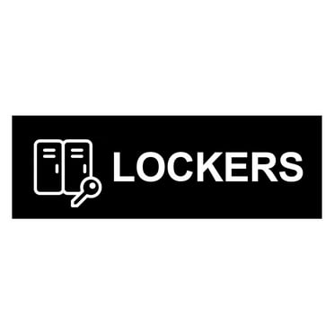 Standard Stairs Sign - Black - Small 2" X 6" - Walmart.com