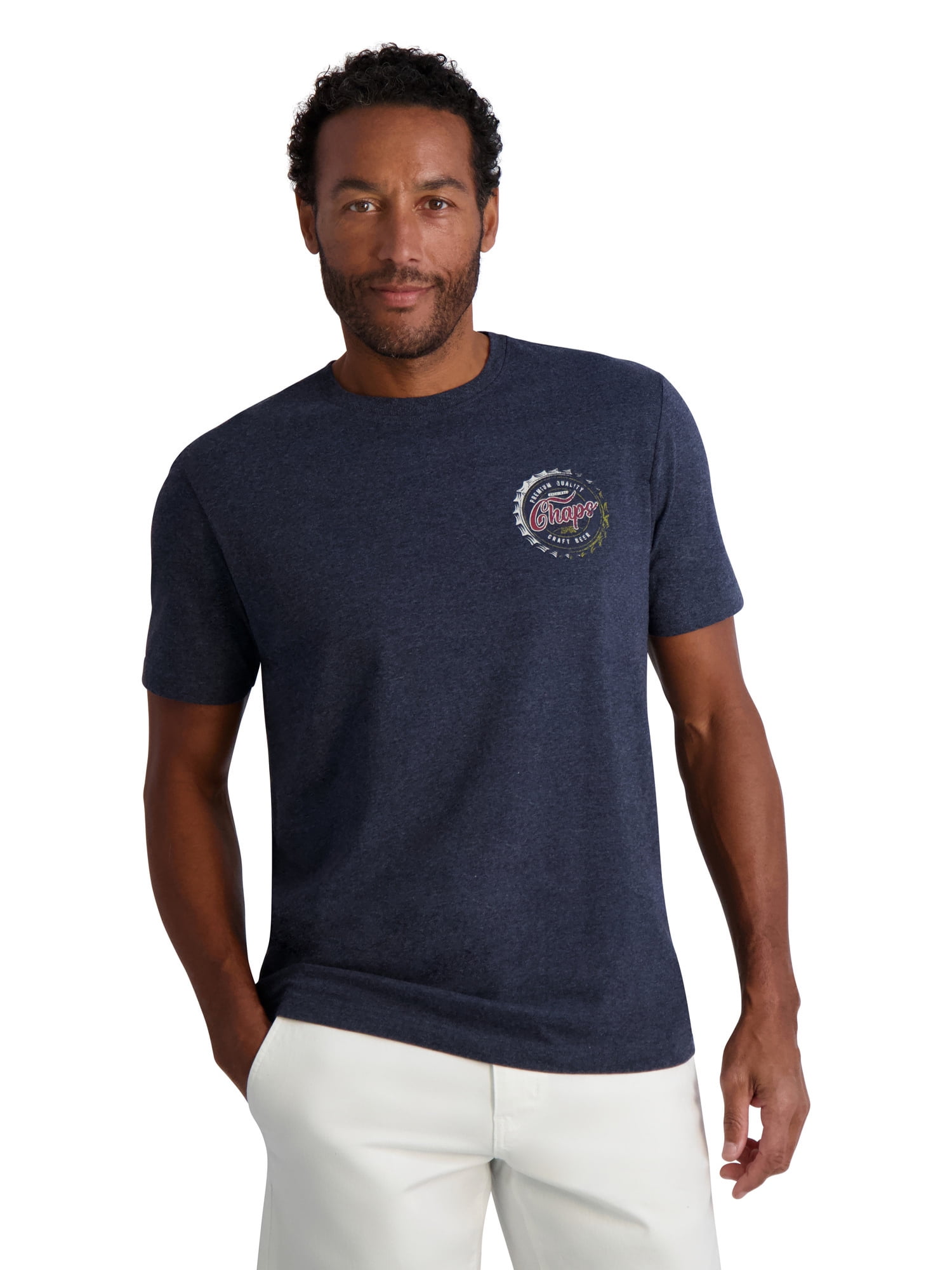 Chaps Men's Short Sleeve Graphic Tee -Sizes XS up to 4XB - Walmart.com