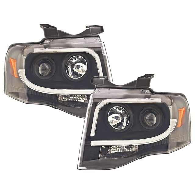 IPCW (CWS-537B2) 2007-2013 Ford Expedition Projector Headlights Black ...