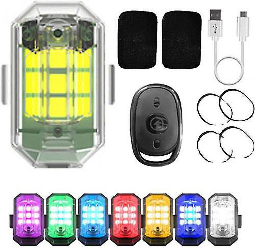 High Brightness Wireless Led Strobe Light, 7 Colors Rechargeable ...
