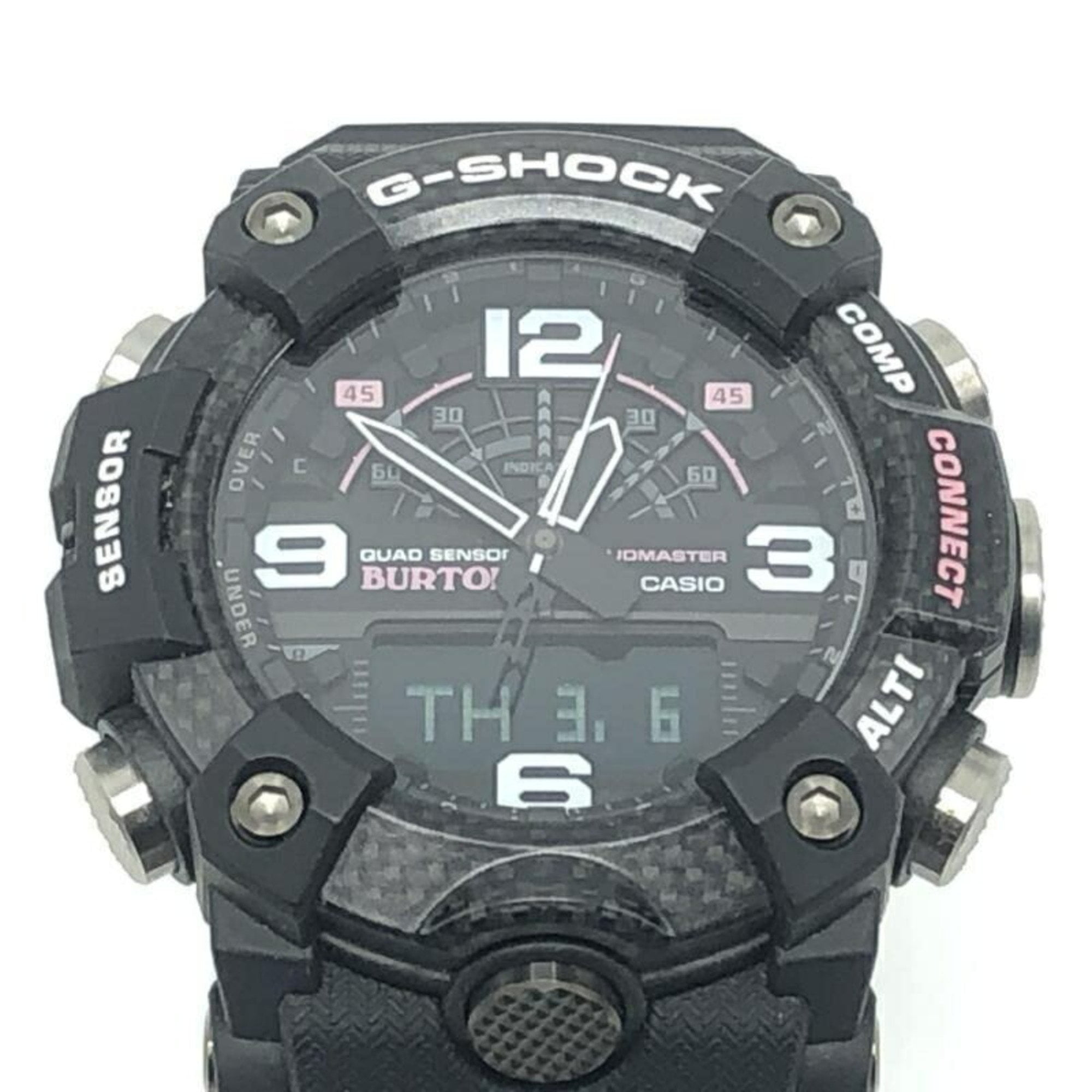 Pre-Owned CASIO × BURTON G-SHOCK MUDMASTER GG-B100 Watch Black Casio ...