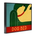 Dog Bed Labrador Black Framed Giclee Art, design by Stephen Huneck ...