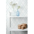 Wallquest, Inc. Luxe Haven Coastal Lattice Peel and Stick Wallpaper Hampton Blue - Walmart.com