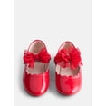 Wonder Nation Toddler Girls Easter Bow Flats - Walmart.com