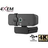 4XEM 4K 8MP Mega Pixel Webcam with 5FT USB Cable and High Resolution ...