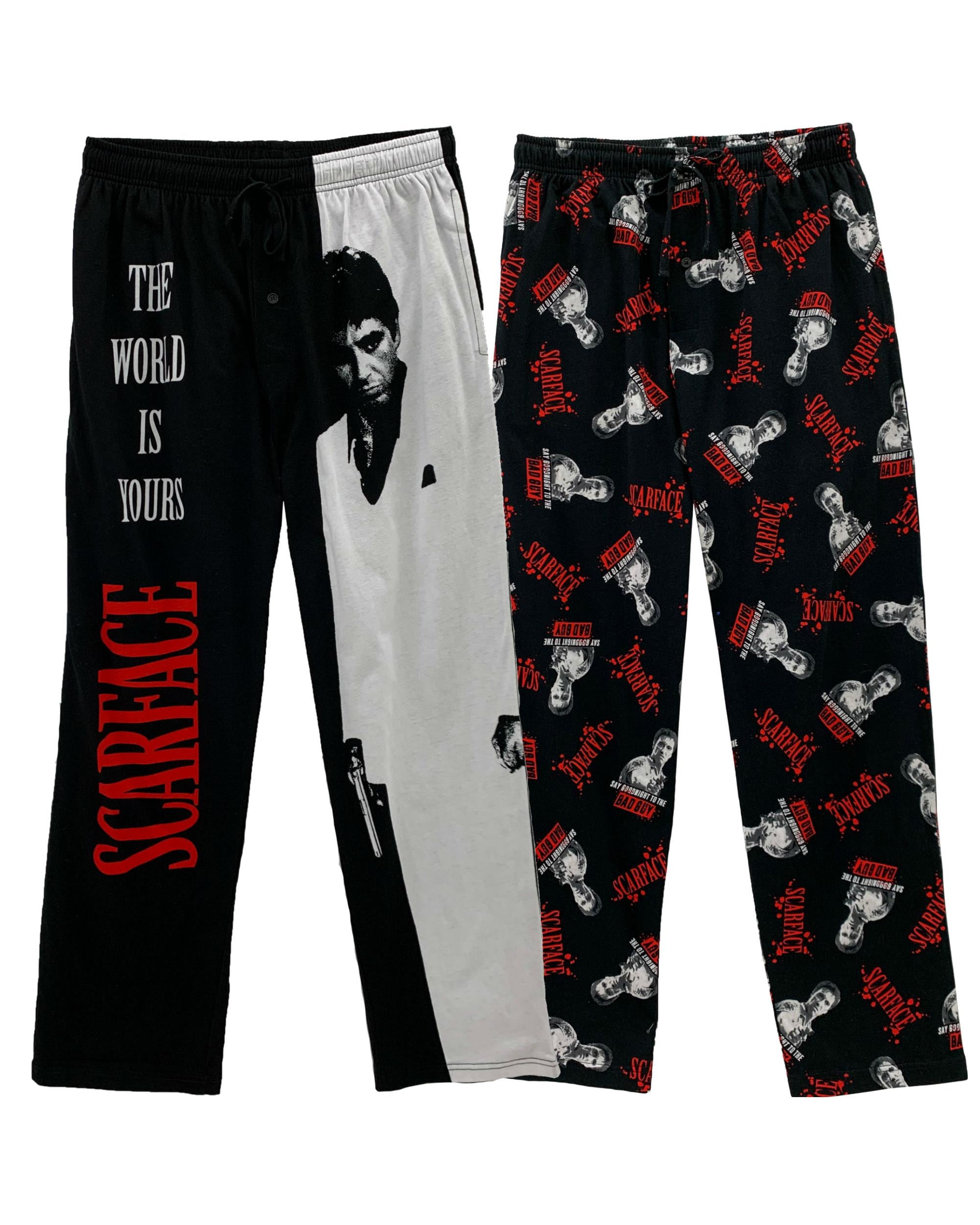 Scarface Tony Montana Mens Pants & Shorts Set Male, White/Black, Size ...