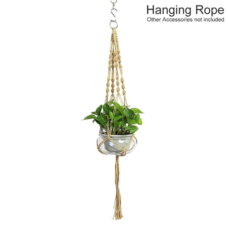 braveheart Plant Hanging Planter Rope hanging planter rope basket ...