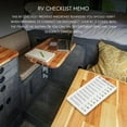 RV Memo Plastic Board, Detachable and Reusable for Check Items Form ...
