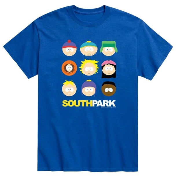 South Park - South Park Characters - Men's Short Sleeve Graphic T-Shirt ...
