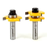 Yonico Yonico 15221 - Matched Tongue and Groove Router Bit Set 1/2 ...