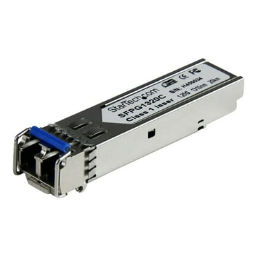 STARTECH MSA Compliant Gigabit Fiber SFP Transceiver Module - 1000Base-EX - SM LC - 40 km ...