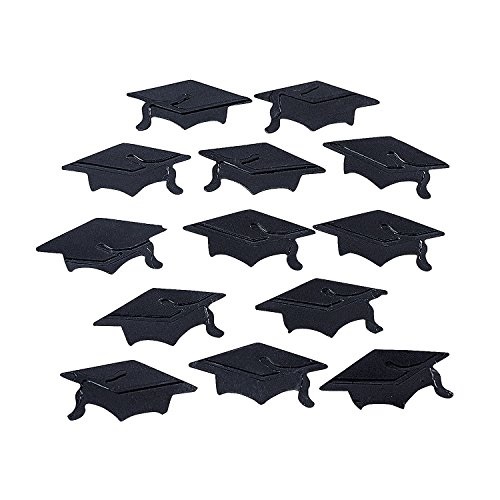 Black Graduation Hat Confetti(2Oz) - Party Decor - 1 Piece - Walmart.com