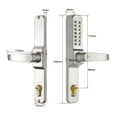 Password Digital Code Door Lock Mechanical Code Waterproof Outdoor Use ...