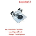 BroCraft Mounted Universal Track Bracket for Tracker Boat, Versatrack ...