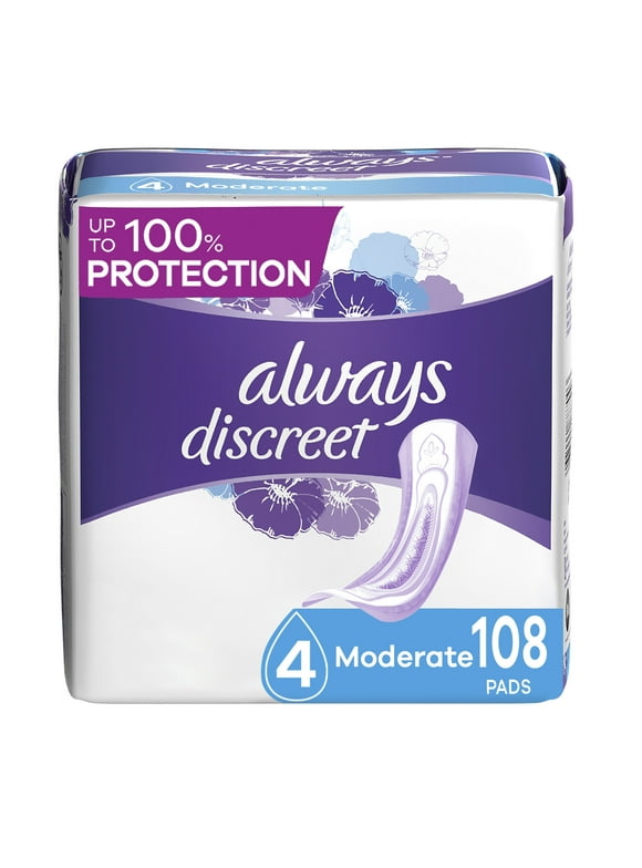 Always Discreet Pads in Always Discreet - Walmart.com