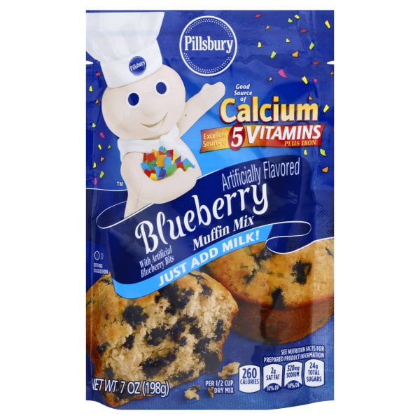 Pillsbury Blueberry Muffin Mix - Walmart.com