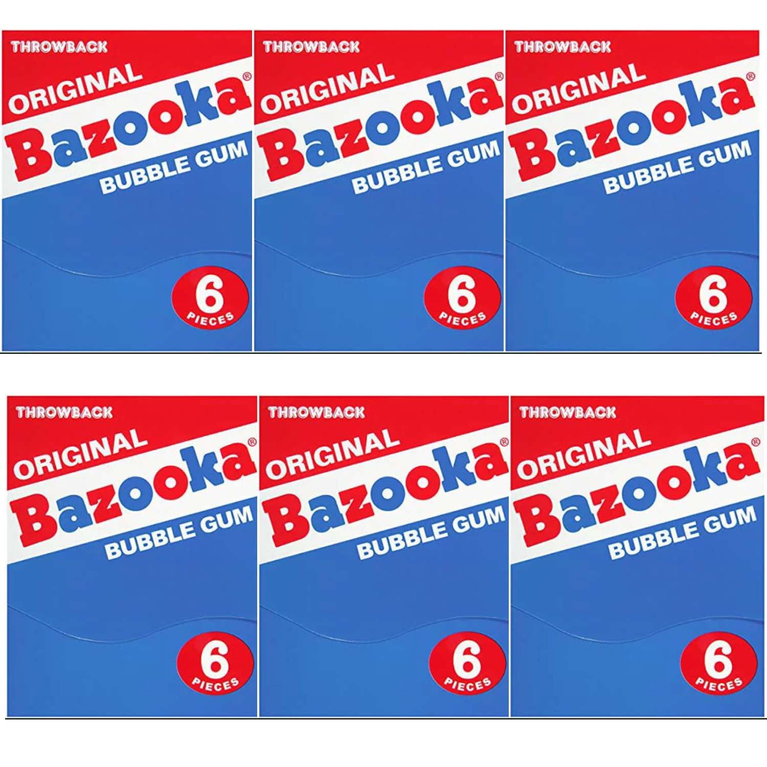Bazooka Pocket Size Bubble Gum Original Flavor Wallet Size Chewing Gum ...