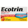 Ecotrin Regular Strength 325 mg Pain Reliever Tablets, 125 Count ...