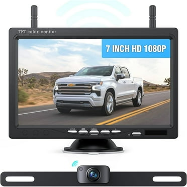Podofo Wireless Car Reversing Camera, 7 Inch HD Reversing Monitor with ...
