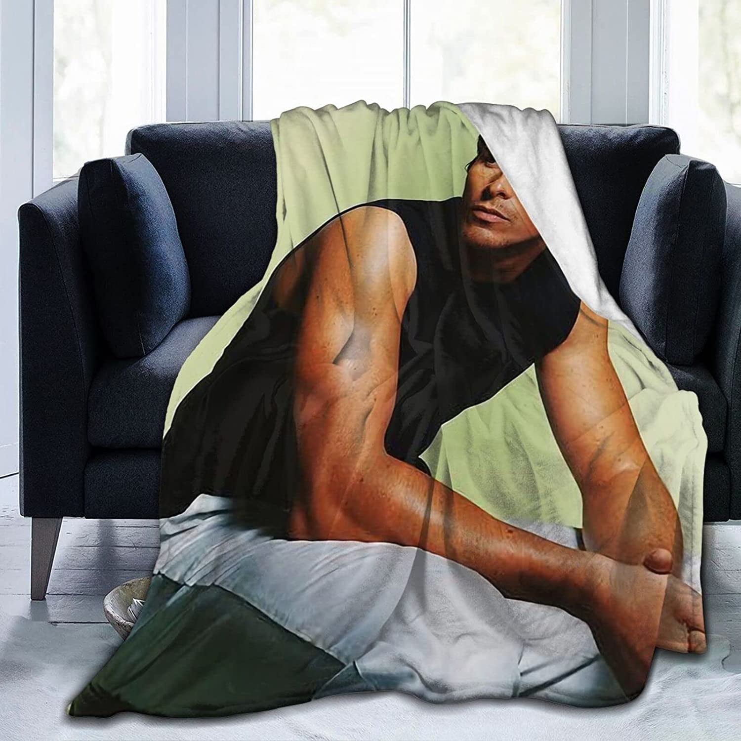 Click here for Yingd Christian Bale Flannel Blanket Soft Lap Blan... prices