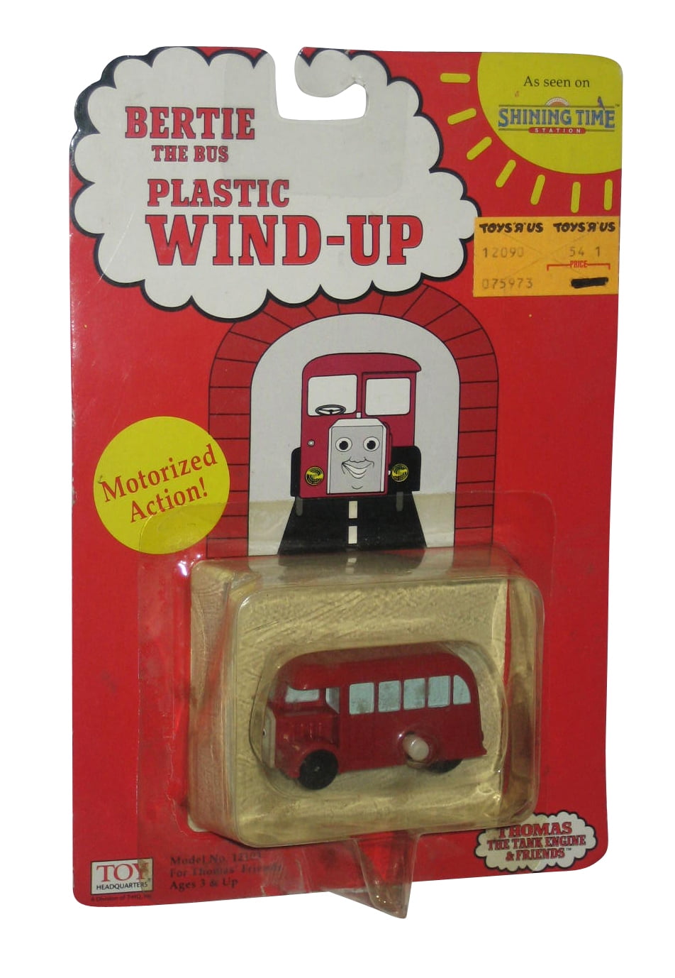 Thomas Tank Engine & Friends Train Bertie The Bus Red Plastic Wind-Up ...