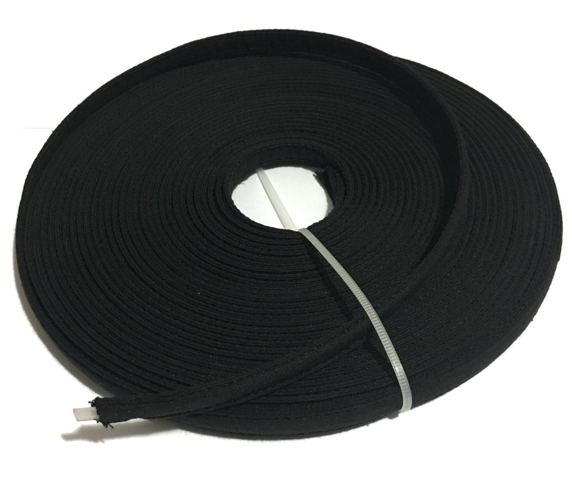 Cotton Covered Poly Boning 1/2" Polypropylene ~ Black (12 Yards), 100 ...
