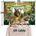 Madagascar Backdrop Banner Party Supplies Poster Movie Theme Background ...