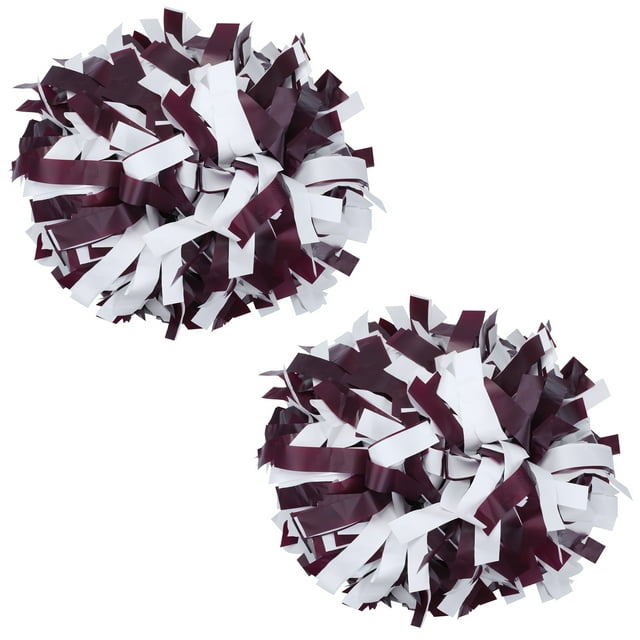 Plastic Cheer Pom Poms Cheerleading Cheerleader Gear 2 pieces one pair ...