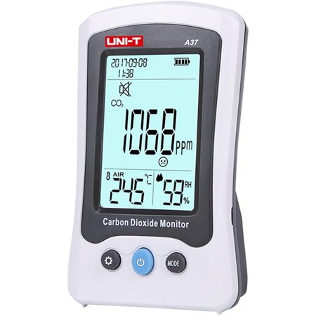 A37 Carbon Dioxide Monitor Portable CO2 Meter with 1500mAh Rechargeable ...