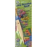 Creative Grids 20 Petal Round/Pointed Dresden Plate & Fan Ruler Set ...